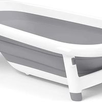 B0260 - OXO TOT SPLASH & STORE BATH - WHITE/GREY